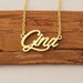 Allison Name Necklace, Nameplate Necklace Personalized, Necklaces for ...