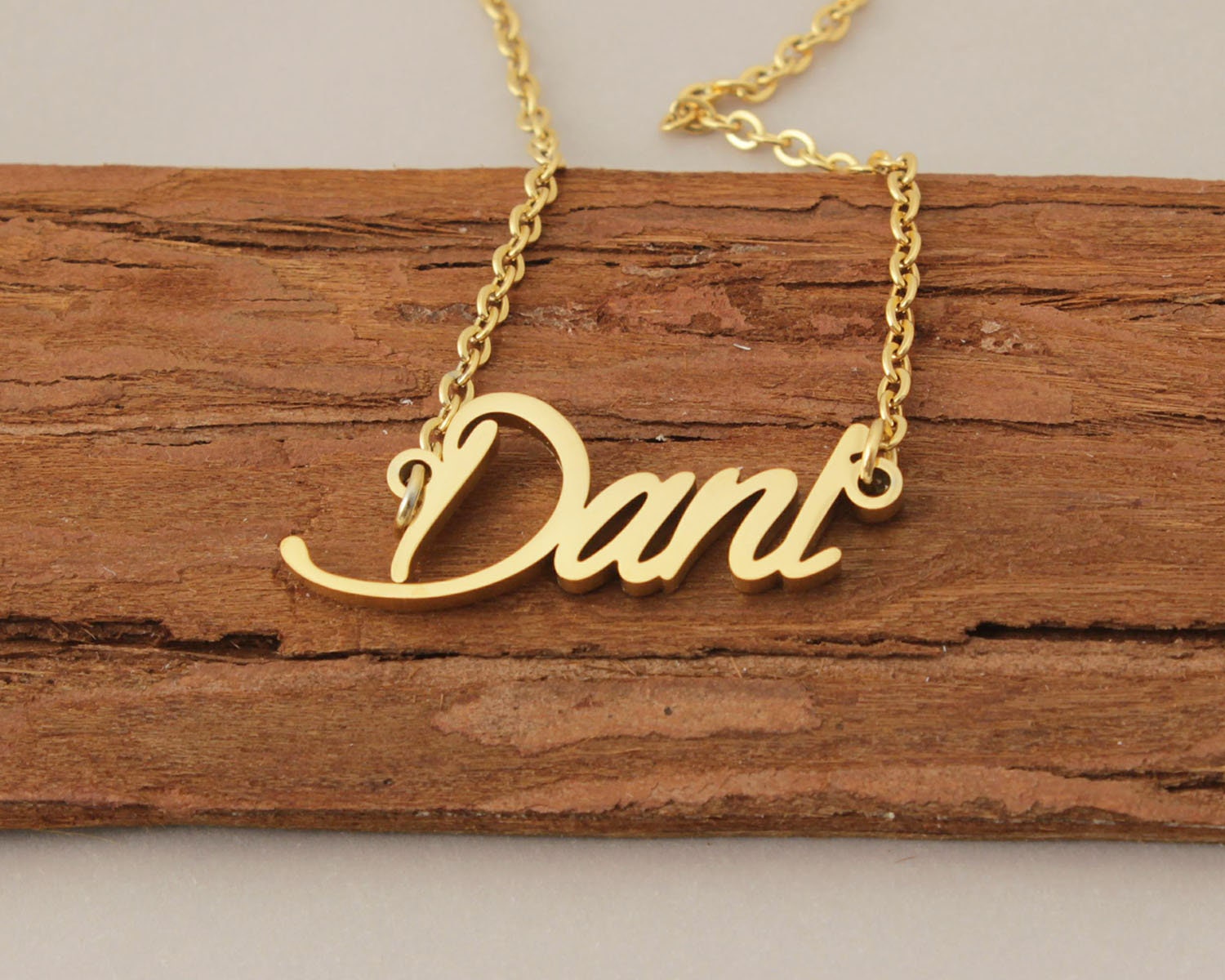 Name Necklaces Custom Name Necklace Dani Engraved Necklace - Etsy UK