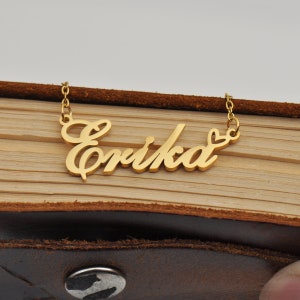 Tiff Name Neckalce, 18K Gold Plated Name Necklace, Best Friend Chucky ...