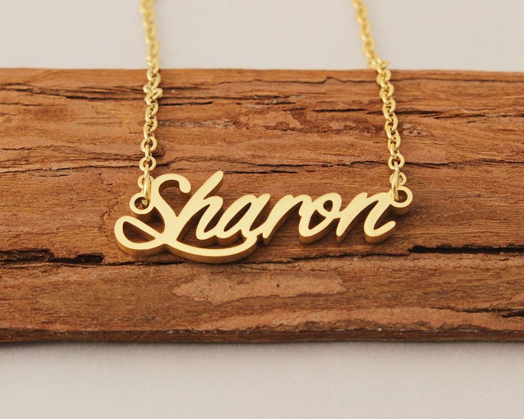 Personalized Necklace, Sharon Name Necklace Customized, Personalized Letter Necklace Girls ...