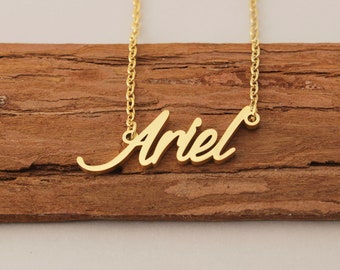 Ariel Name Necklace - Etsy