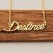 Name Necklace, Custom Debbie Name Necklace, Cursive Any Name on ...