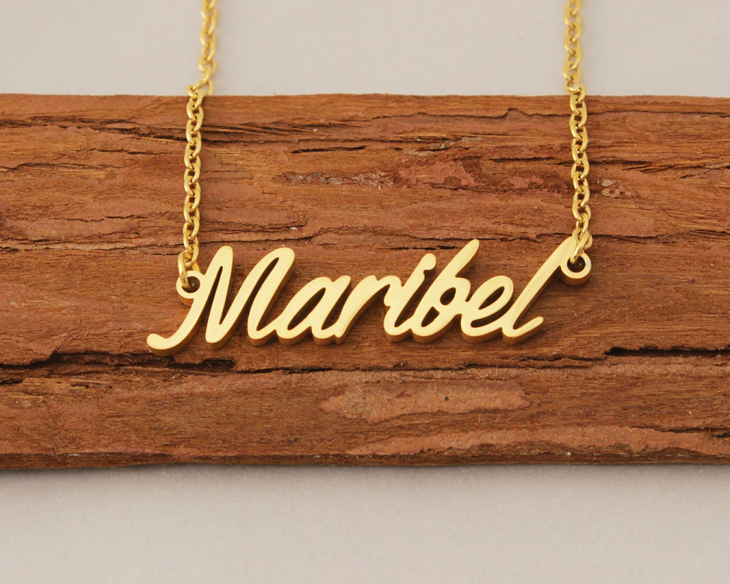 Personalized Necklace Dainty Necklace Custom Maribel Name | Etsy