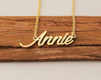 Name Necklace Custom Dainty Necklace Personalized Tiny Name - Etsy