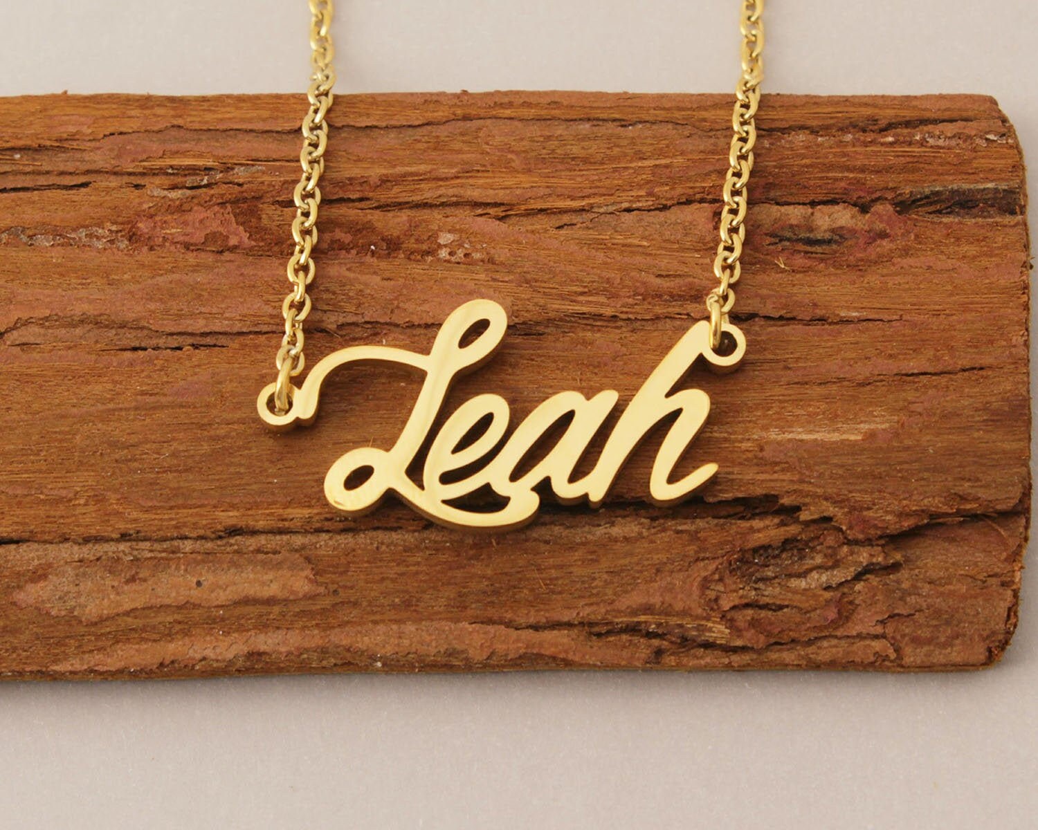 Name Necklace Personalized Nameplate Necklace Custom Mama Name Necklace Perfect Mothers Day Gift Necklace for Leah Etsy