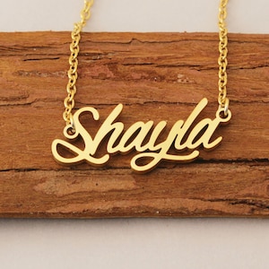 Shayla Name Necklaces, Personalized Necklace, Letter Necklace ...