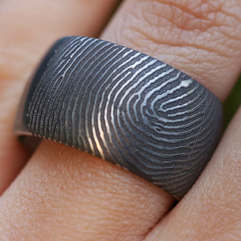 Fingerprint Ring - Etsy