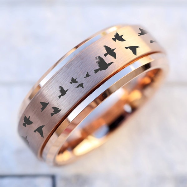 Bird Engagement Ring - Etsy