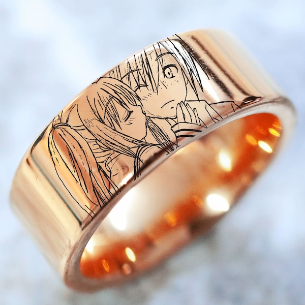 Anime Wedding Rings - Etsy