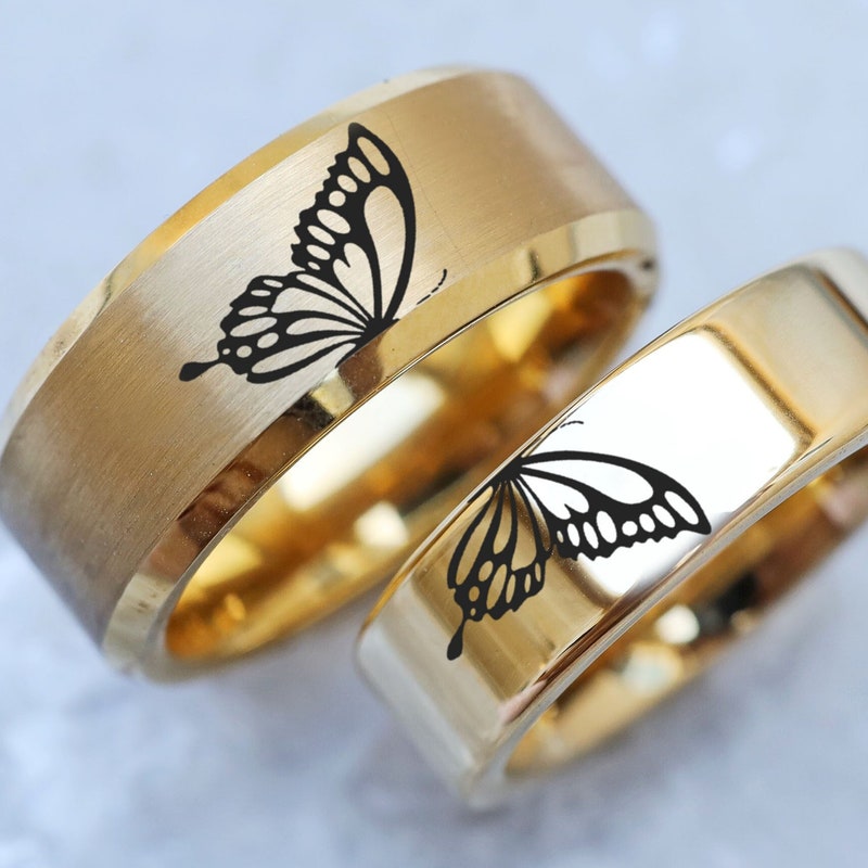 Butterfly Engagement Ring - Etsy