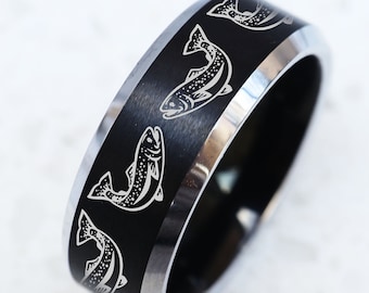 Fishing Wedding Ring - Etsy