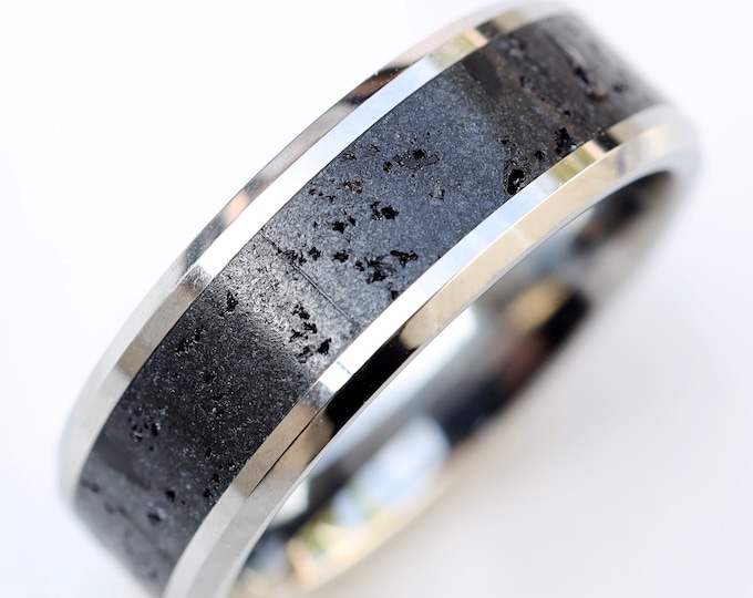 Lava Stone Ring, Sterling Silver Handcrafted Ring, Essential Oil ...