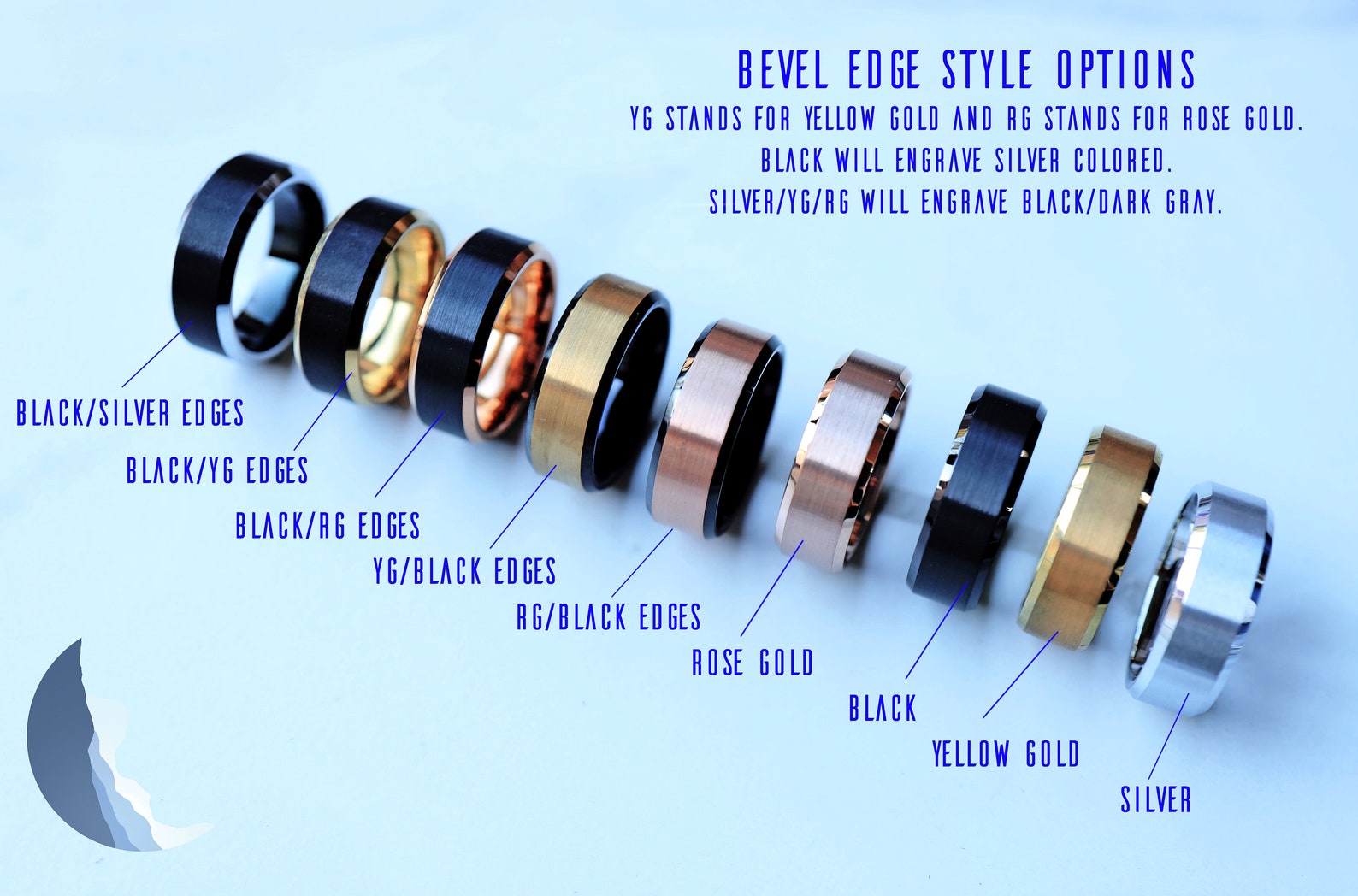 Matching Wolf Wedding Rings Howling Wolf Wedding Band Nature | Etsy