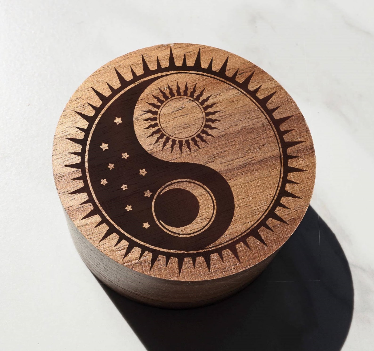 Sun and Moon Proposal Box, Sun and Moon Wedding Ring Box, Sun and Moon ...