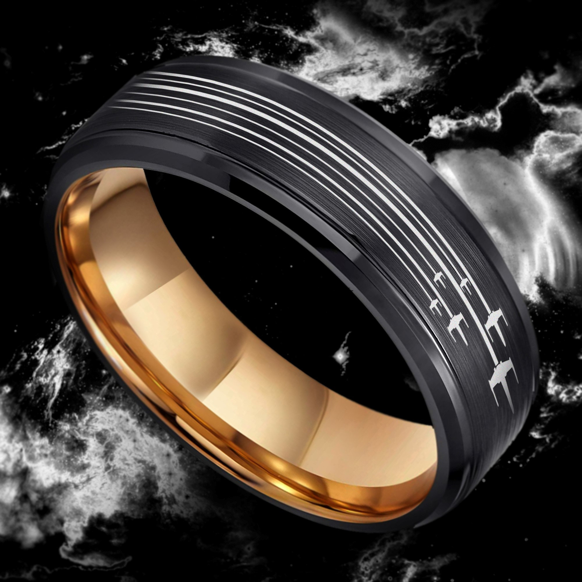 Geeky Wedding Rings Men