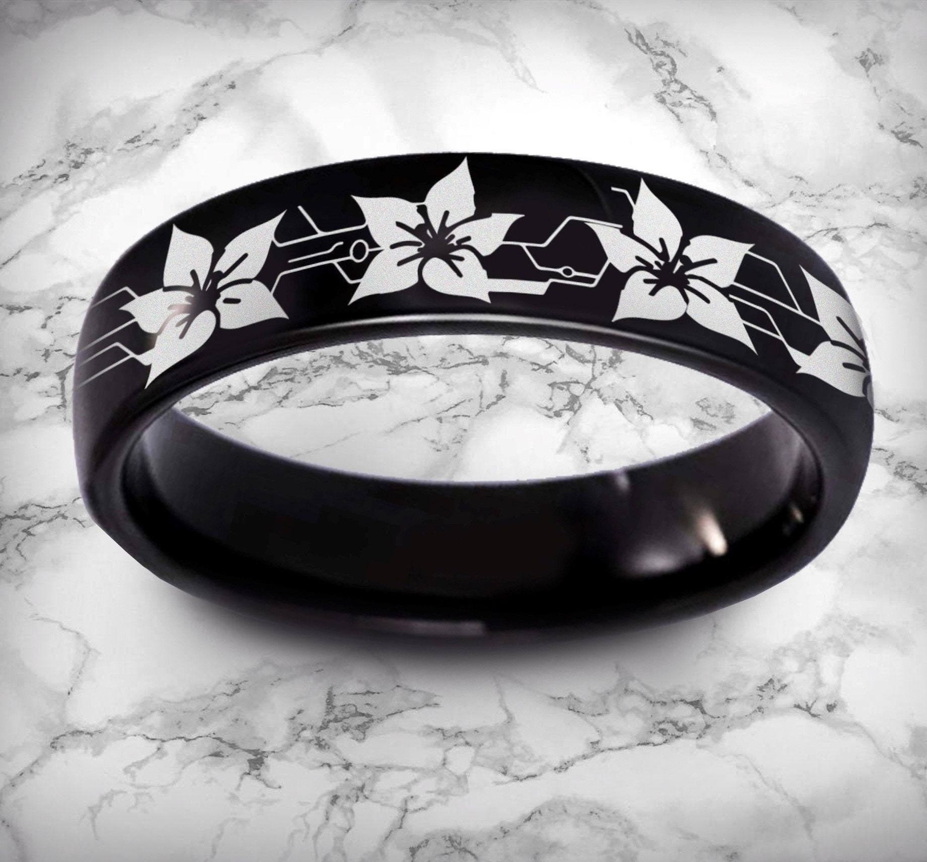 Nier Lunar Tear Wedding Ring Nier Automata Game Ring Gamer | Etsy