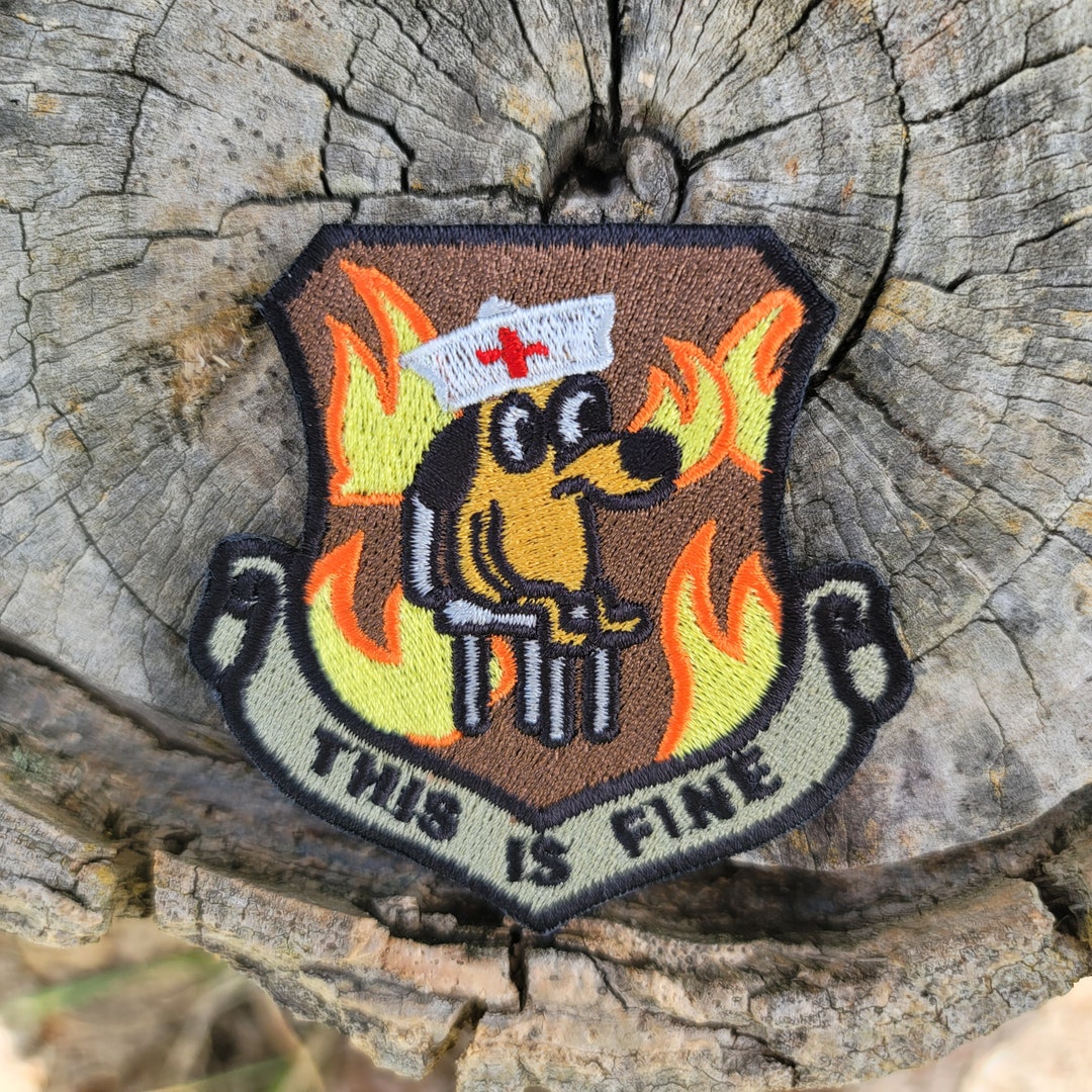 Nurse This is Fine Patch. Healthcare Heros! Perfect Moral Patch ...