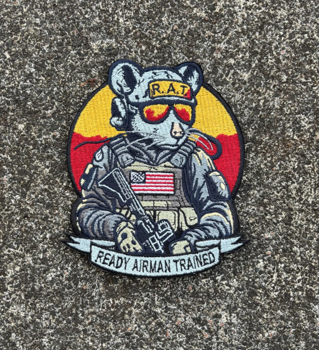 R.A.T. Ready Airman Trained. Air Force. Perfect Military Patch. OCP ...