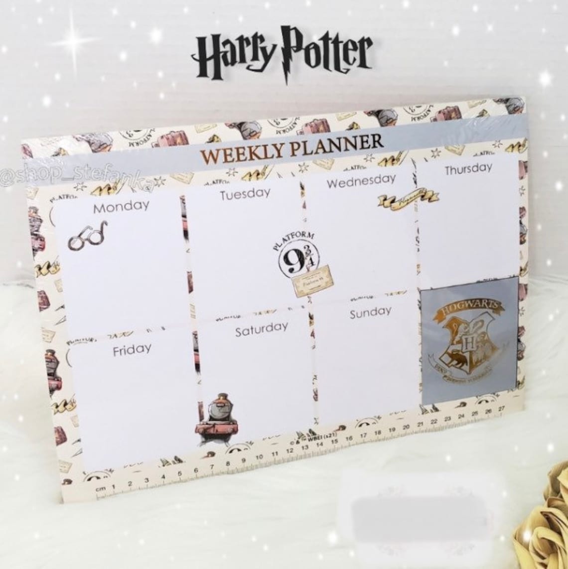 Harry Potter Desktop Weekly Planner | Etsy