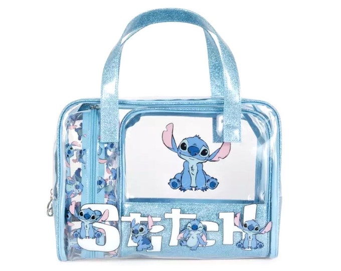 Disney Stitch Vanity Case Set 3 Bags in 1 - Etsy