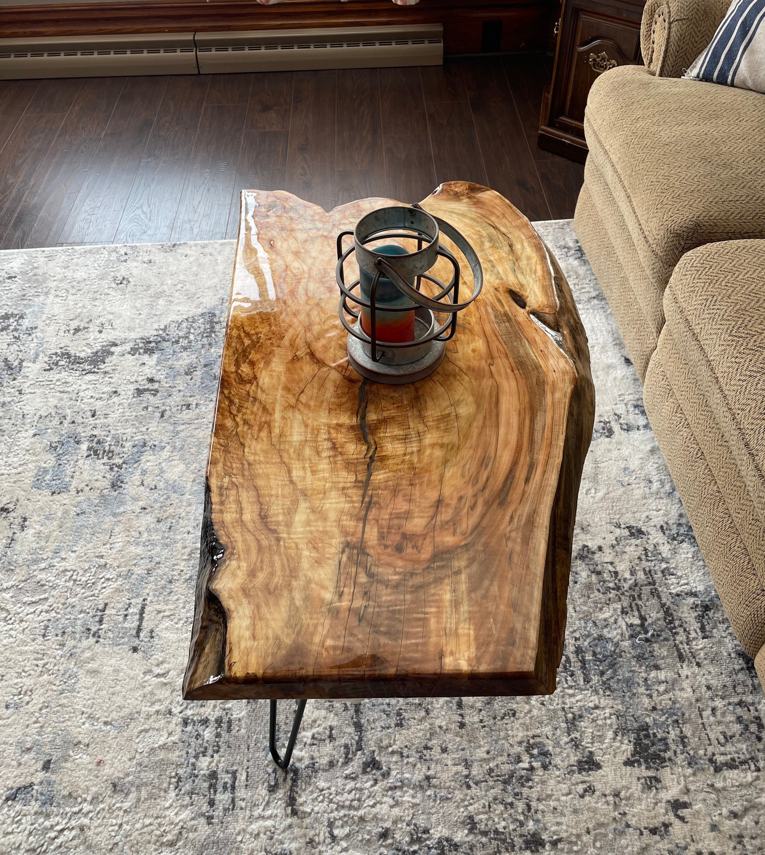 Spalted Maple Live Edge Coffee Table - Etsy