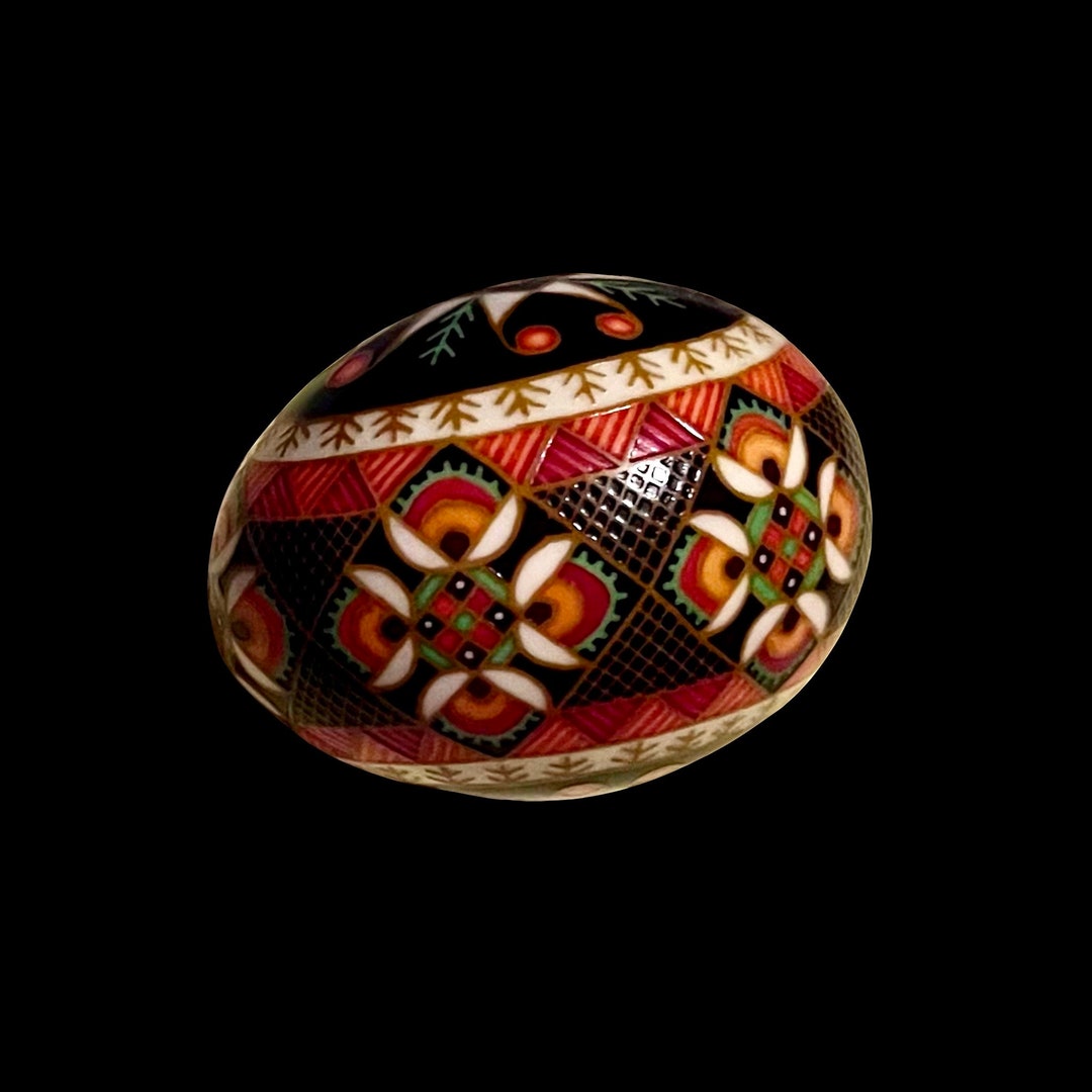 Duck Egg Pysanky Ukrainian Easter Egg - Etsy