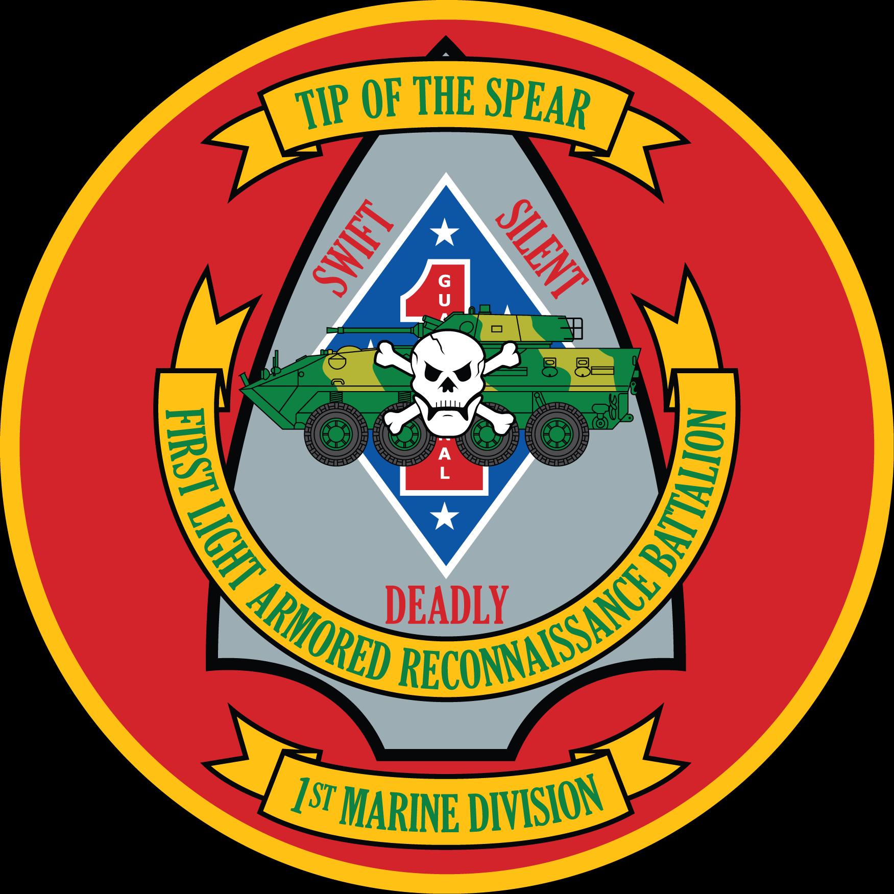 1st Light Armored Recon Battalion Patch - Etsy