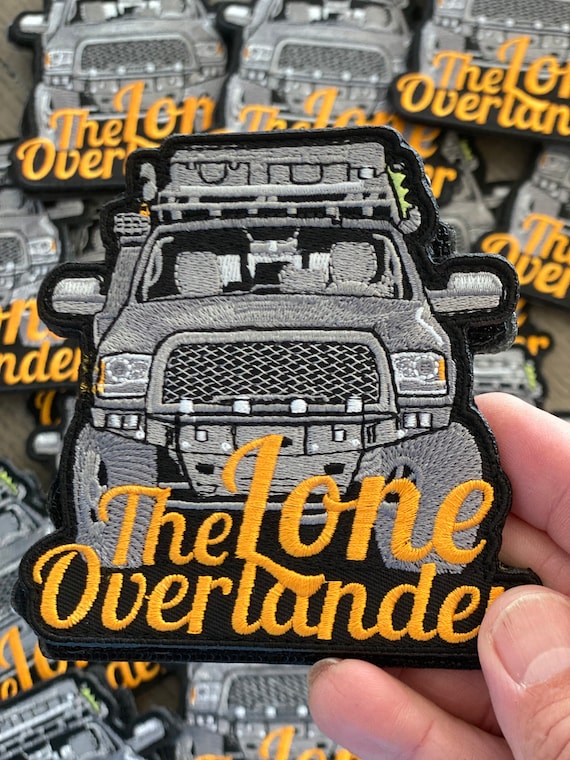 Overlanding patch with velcro backing | Etsy