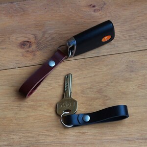 Leather Key Ring for Organising Keys Lanyard Holder Key Chain House ...