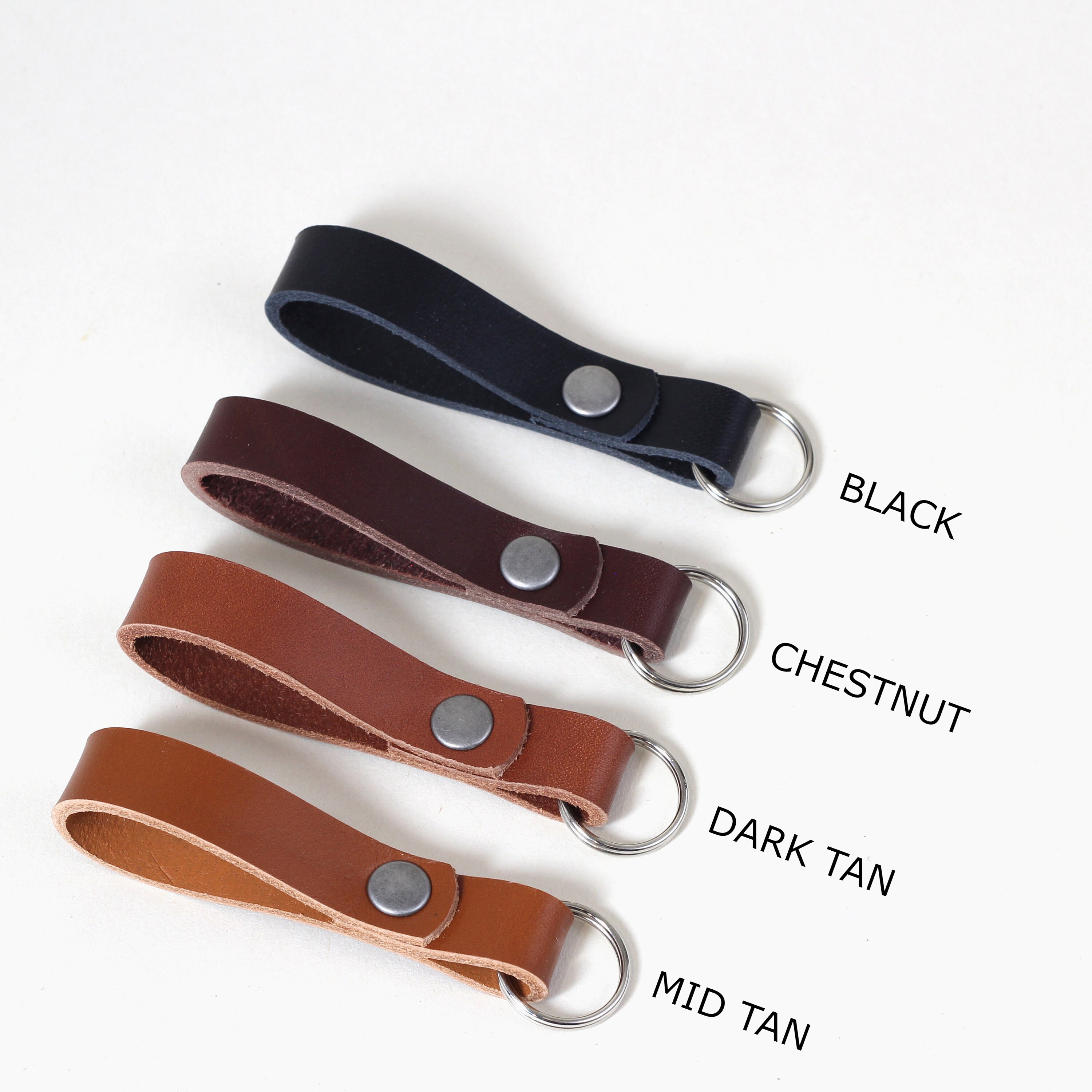Leather Key Chain for Car Key Organiser New House Gift for Her Lanyard ...