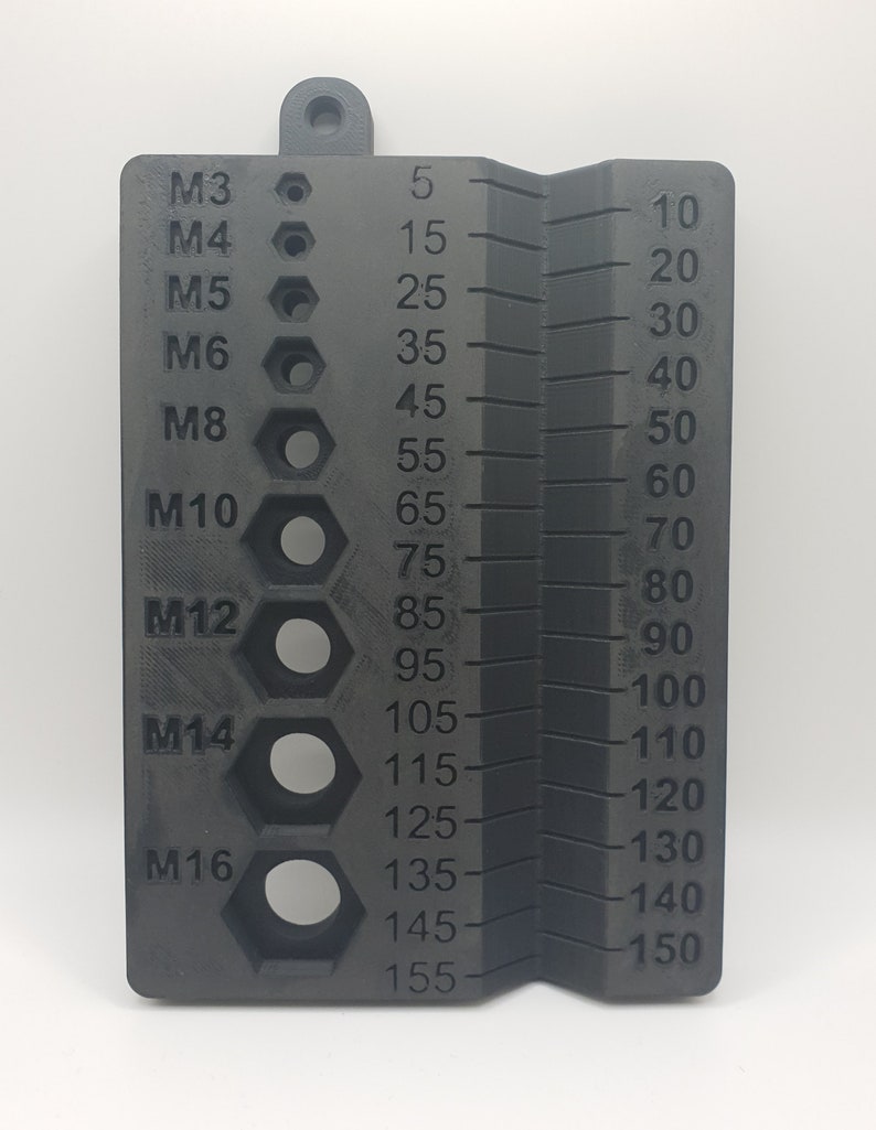 Metric Bolt, Screw & Nut Size Guide / Sorting Jig - Etsy