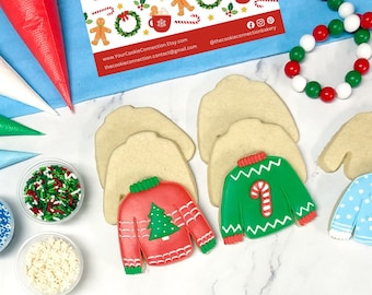 Ugly Sweater Cookie Decorating Kit | Christmas Cookies | DIY Cookie Kit ...