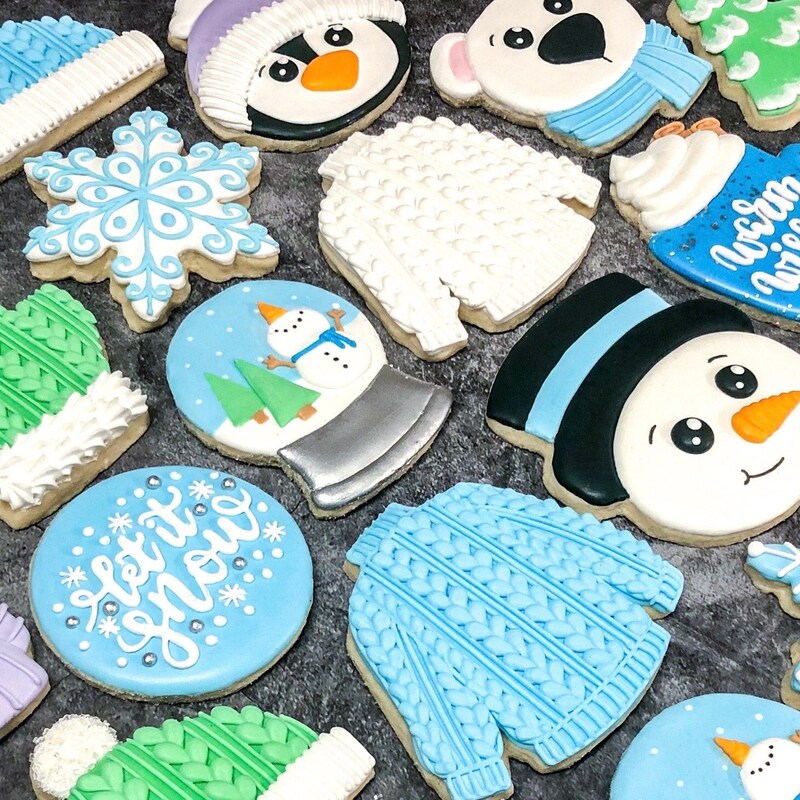 Winter Sugar Cookies - Etsy