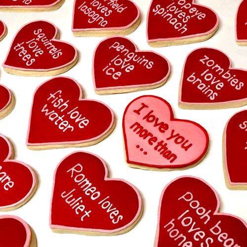 Valentine's Day Cookies - Etsy