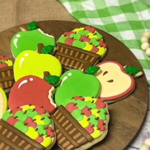 Bushel of Apples / Apple Picking Themed Cookies One Dozen - Etsy