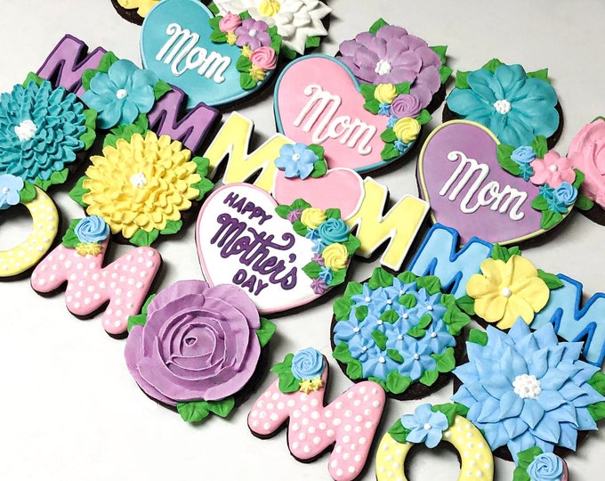 Mother's Day Cookies, Mother's Day Gift, Mother's Day Gift for Grandma ...