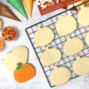 DIY Fall Pumpkin Cookie Kit - Decorate Your Own Cookies | One Dozen - Etsy