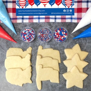 DIY Fourth of July Cookie Kit - Decorate Your Own Cookies | One Dozen ...