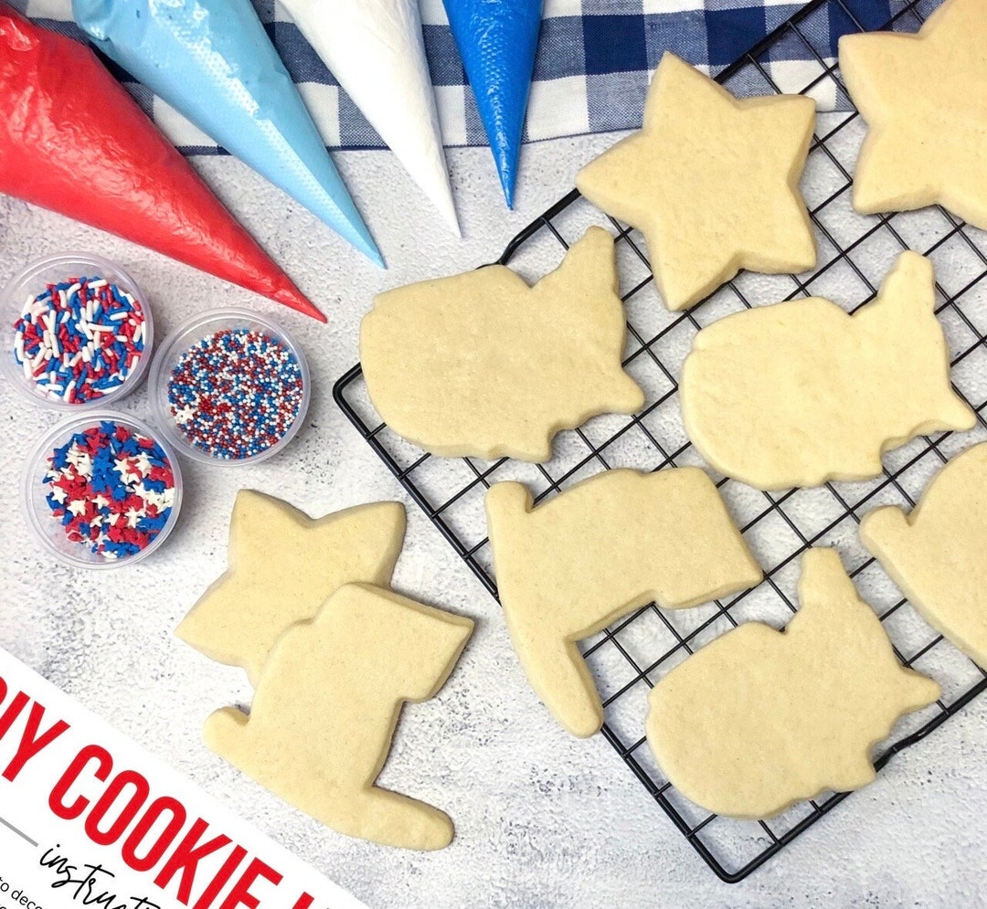 DIY Fourth of July Cookie Kit - Decorate Your Own Cookies | One Dozen ...