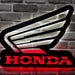 Honda,honda Lighted Wall Decor,home Decor Panel,garage Sign,motorcycle ...