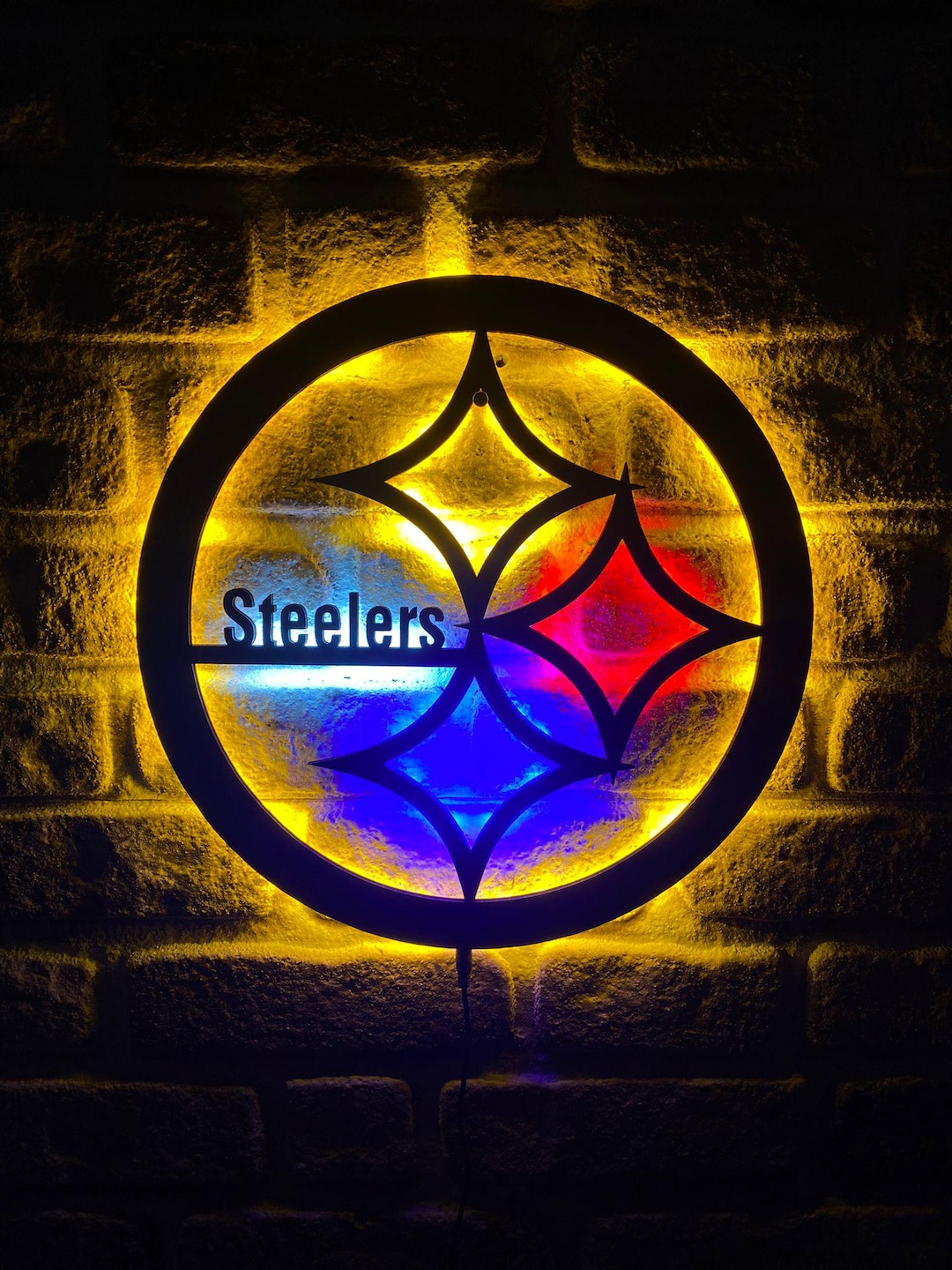 Pittsburgh AFC NFL Fan Art Steelers Fan Gift Wall Sign Afc Nfl Fan Gift ...