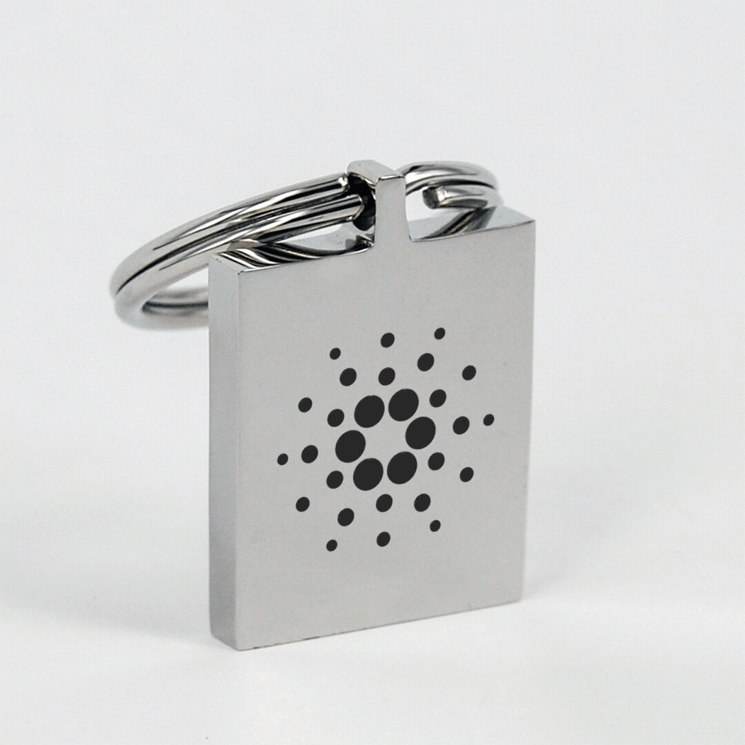 Cardano Crypto Keychain Stainless Steel - Etsy