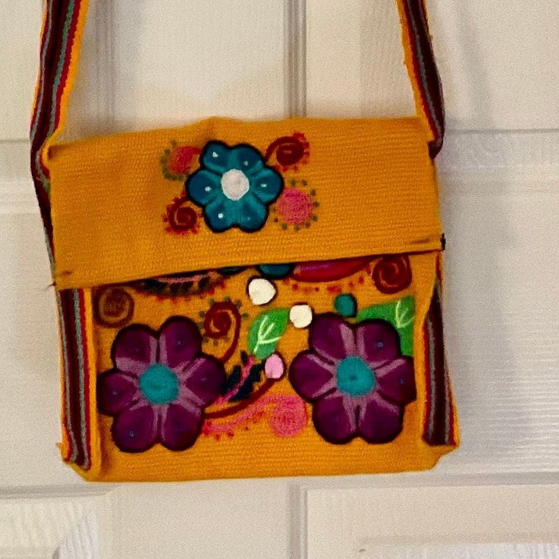 Hand Embroidered Purse - Etsy