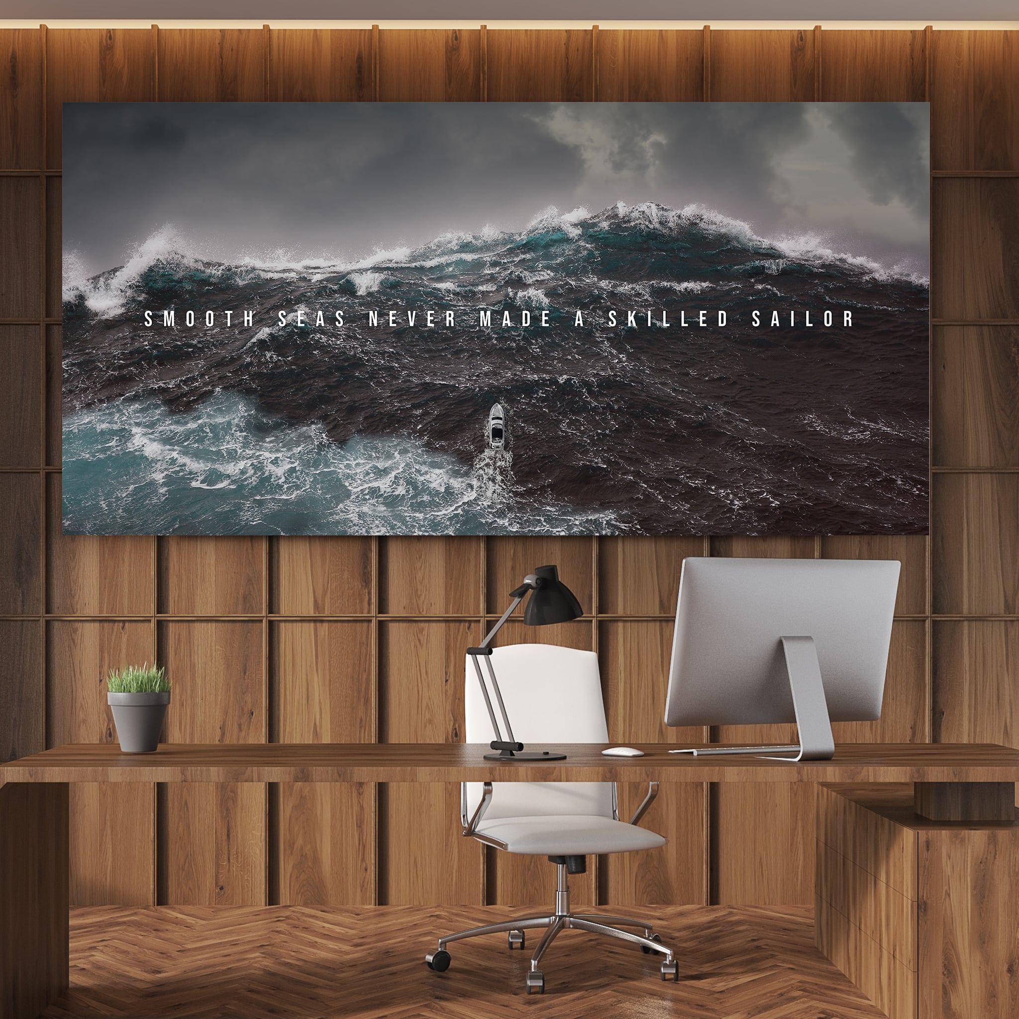 Smooth Seas Never Made a Skilled Sailor Motivational & | Etsy