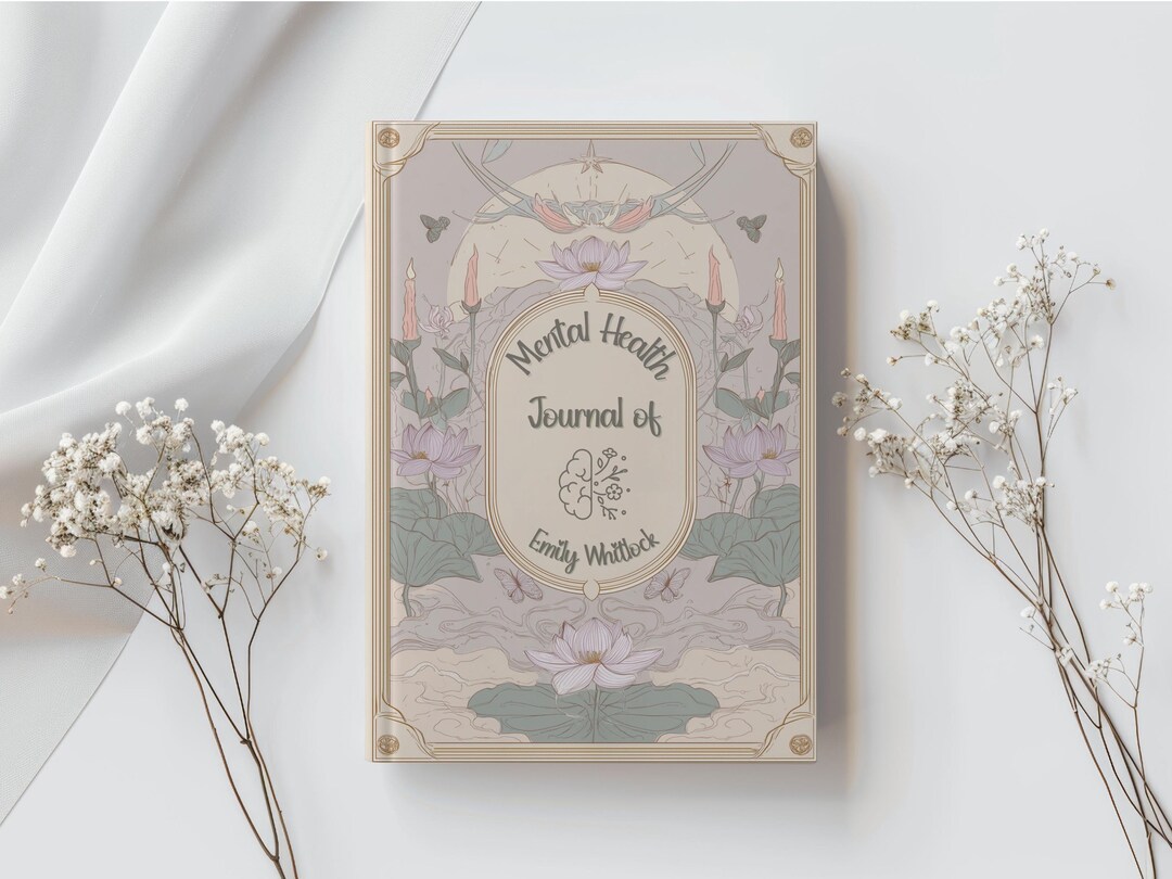 Personalized Mental Health Journal for Women Custom Wellness Notebook ...