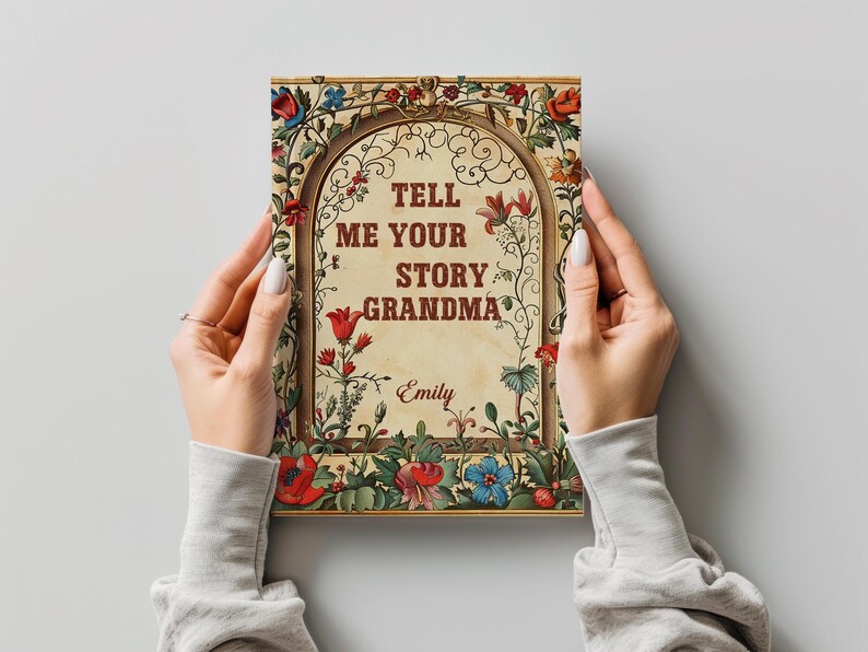 Personalized Grandma Legacy Journal for Grandma Memories Book Custom ...