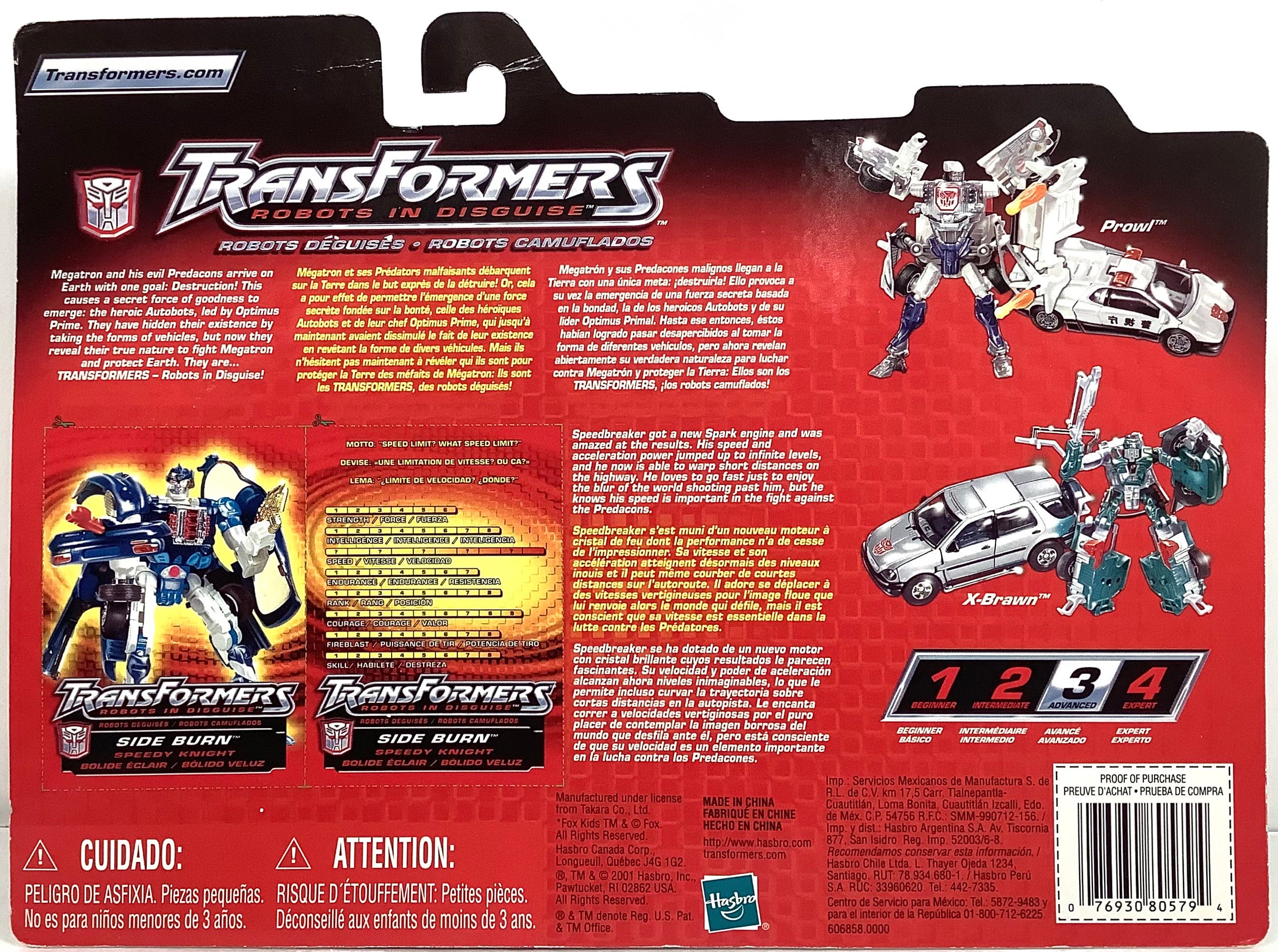 Transformers Side Burn Blue Car - Etsy