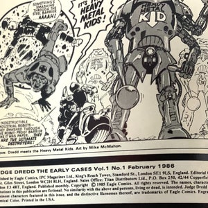 Judge Dredd the Early Cases #1 - Etsy