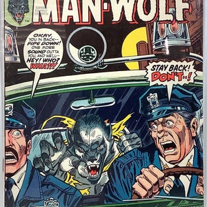 Creatures on the Loose Featuring Man-wolf #31 - Etsy