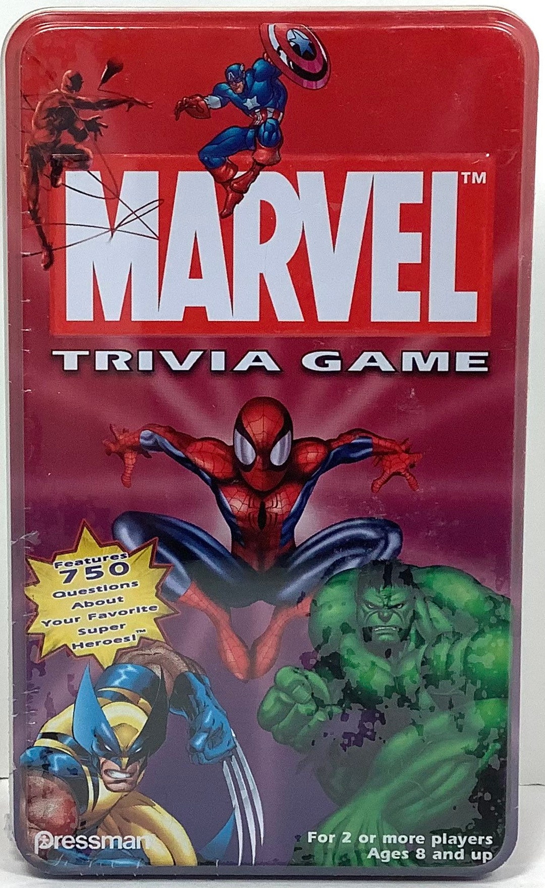 Marvel Triva Game With Collectible Tin - Etsy